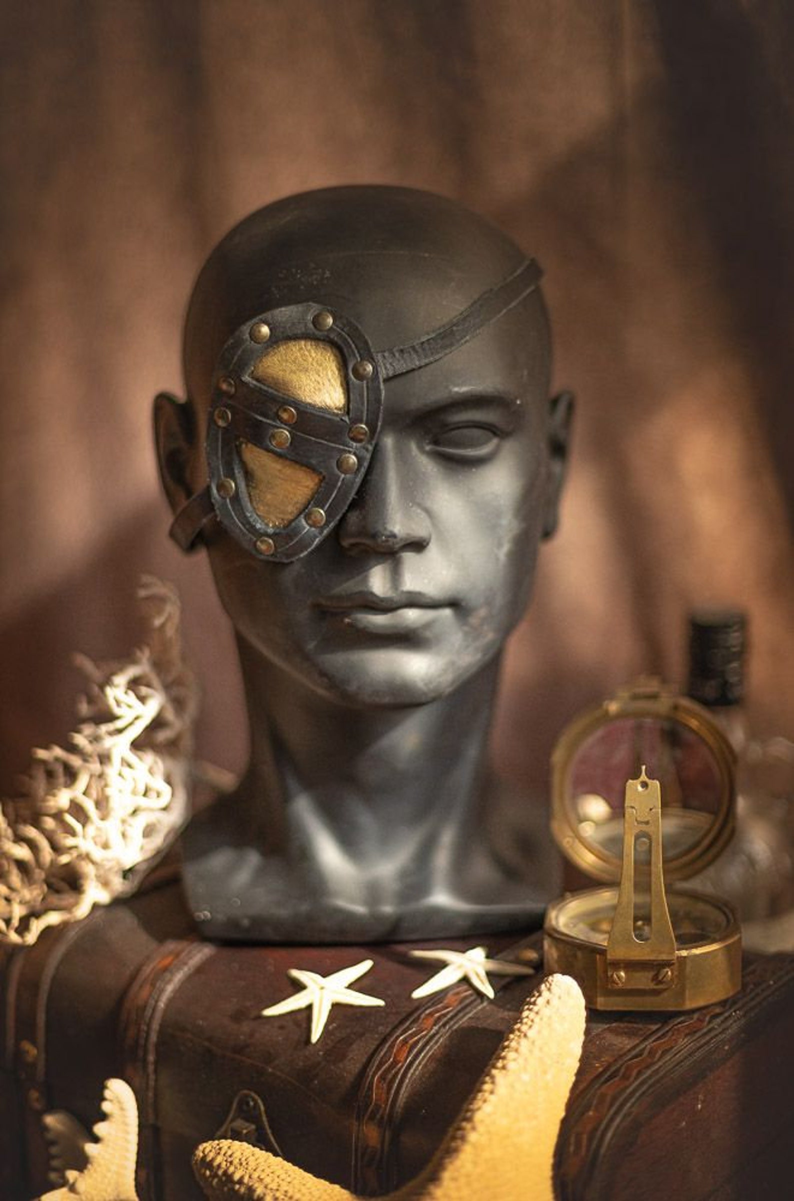 Leather Eye Patch, Steampunk Eyepatch, Man Eye Patch, Woman Eye Patch ...