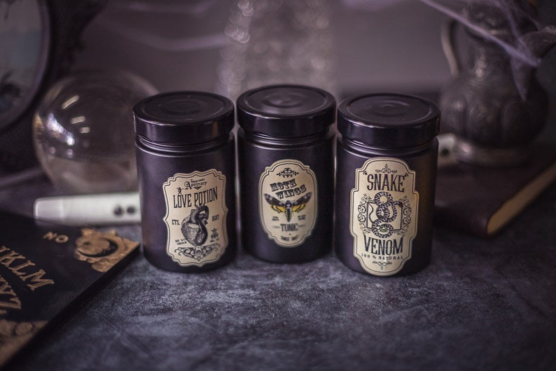 Snake Venom Potion Candle Apothecary Witch Gothic Black - Etsy