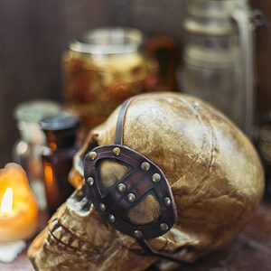 Leather Eye Patch, Steampunk Eyepatch, Man Eye Patch, Woman Eye Patch ...