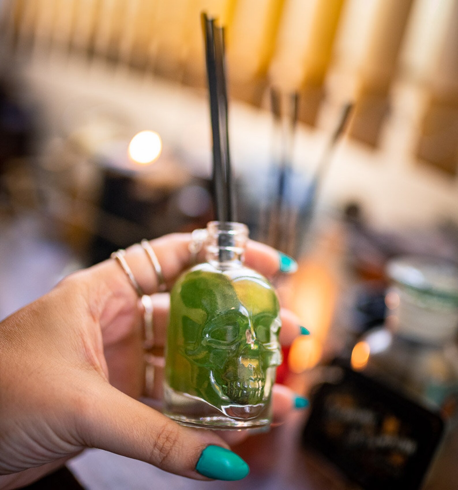 Skull Reed Diffuser Home Decor Halloween Aroma Skull - Etsy