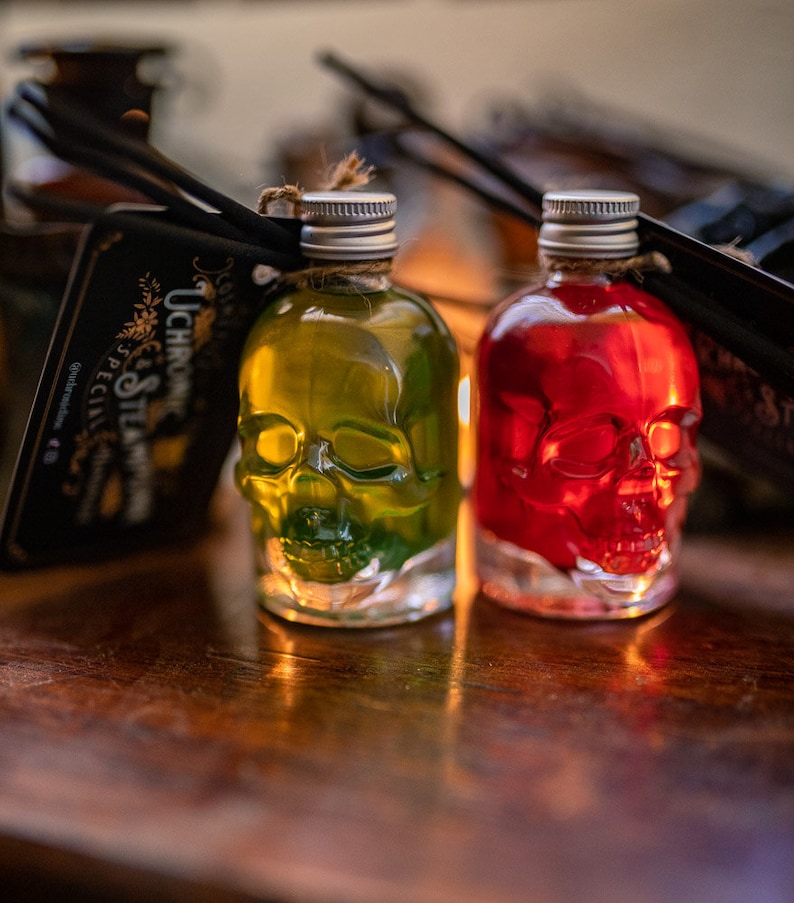 Skull Reed Diffuser Home Decor Halloween Aroma Skull - Etsy