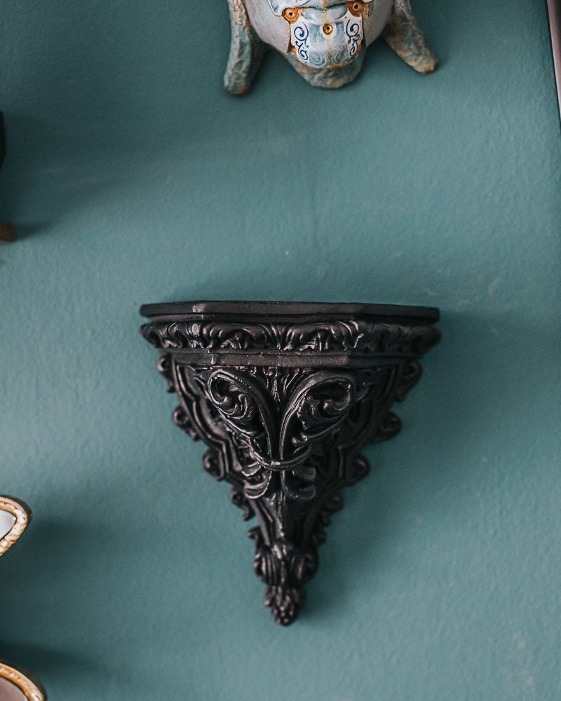 Vintage BLACK Victorian Corbel for Wall Decoration Shelf - Etsy UK