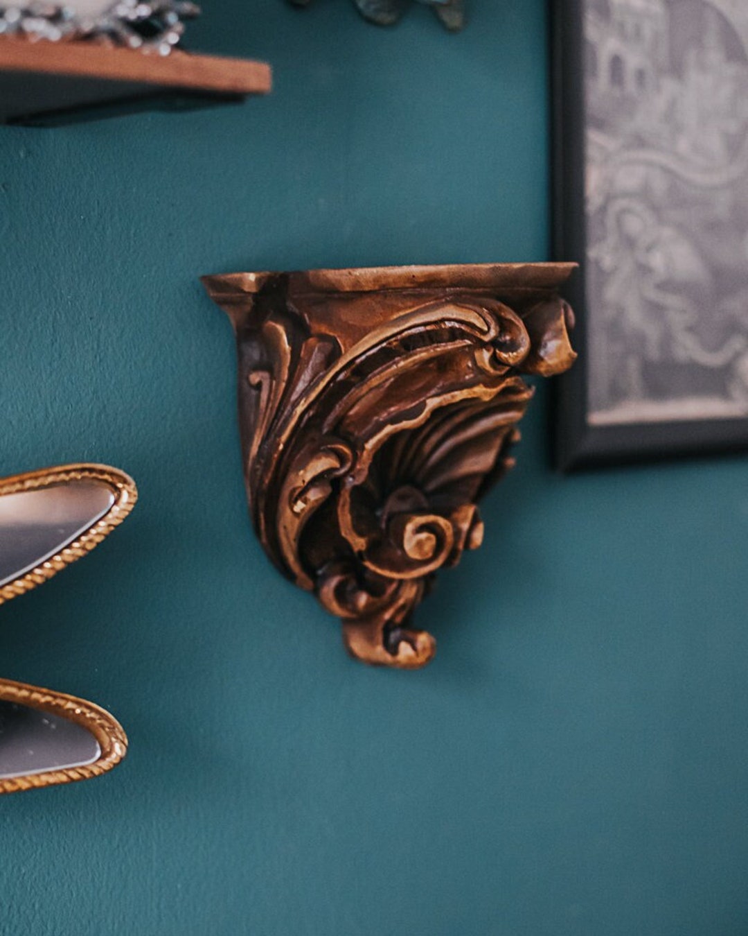 Medieval Corbel for Wall Decoration Medium Size Shelf Candle Holder ...