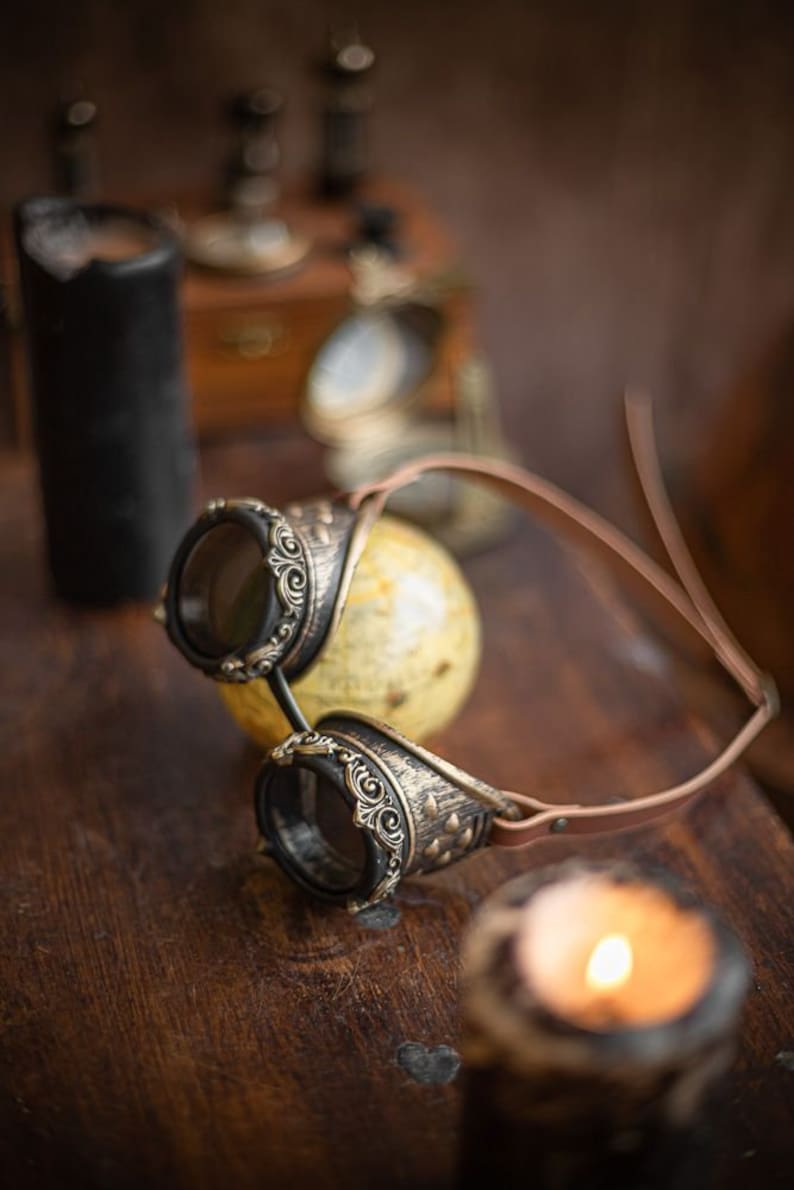 Steampunk Goggles Aviator Glasses Vintage Goggles Victorian - Etsy
