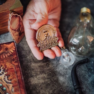 Steampunk Badge League of Seriously Elegant Gentlemen Brooch Pin - Etsy