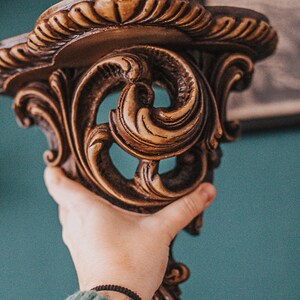 Medieval Corbel for Wall Decoration Big Size Shelf Candle Holder Wooden ...