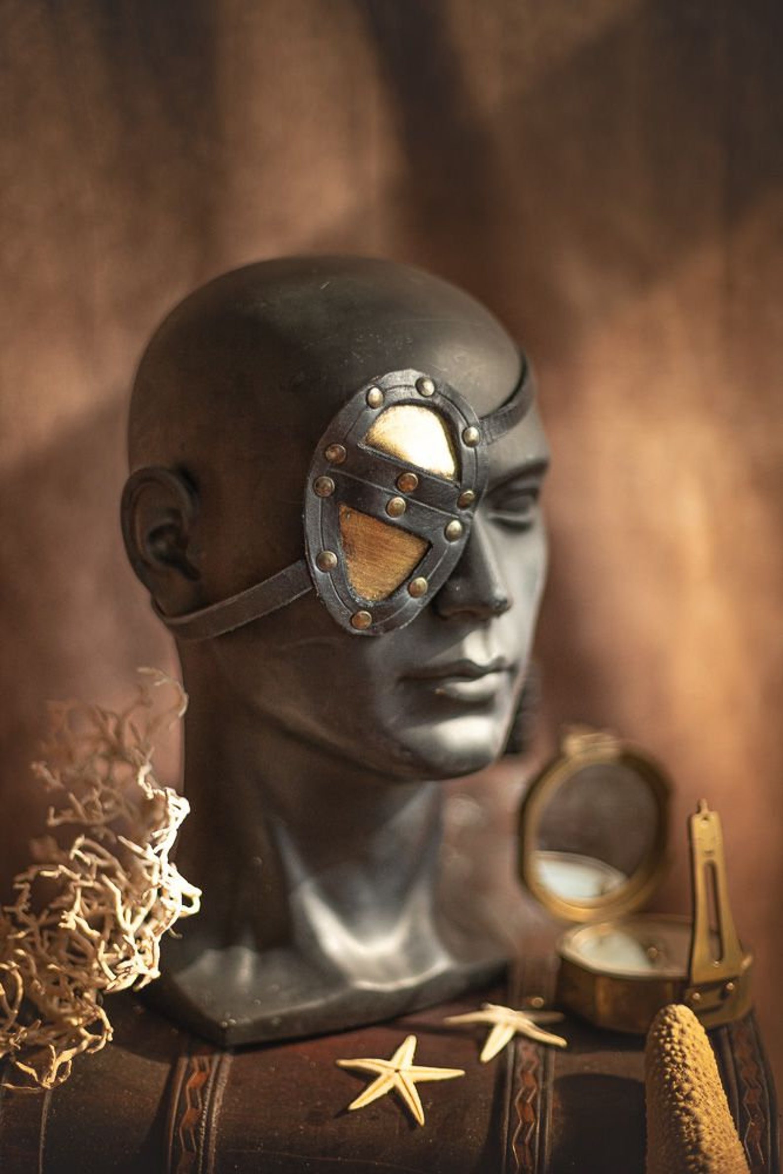 Leather Eye Patch, Steampunk Eyepatch, Man Eye Patch, Woman Eye Patch ...