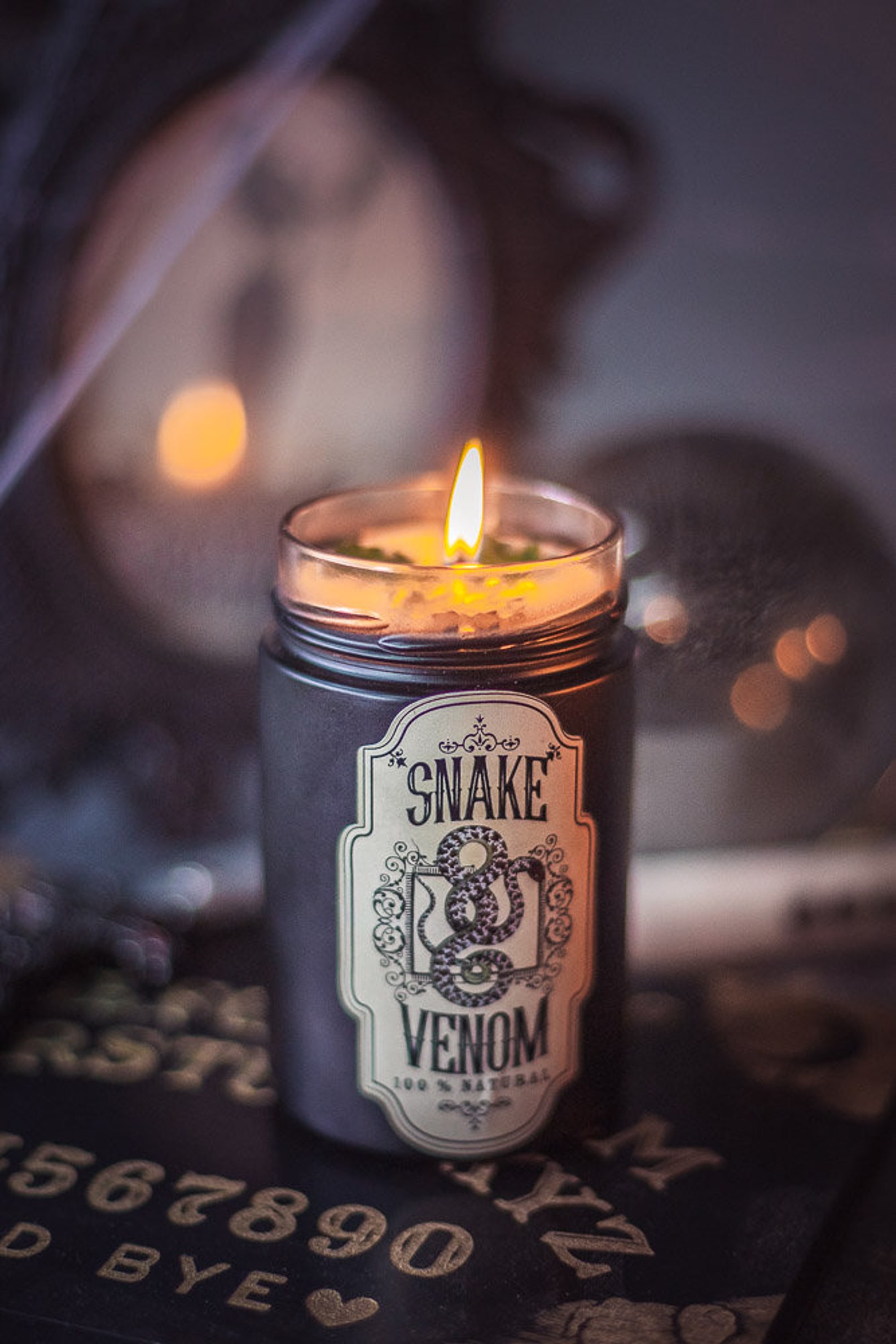 Snake Venom Potion Candle Apothecary Witch Gothic Black - Etsy