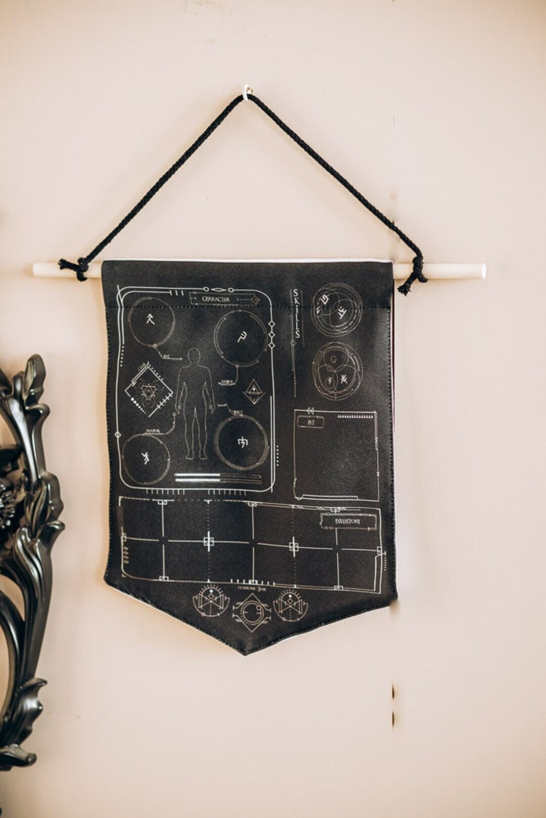 Character Pin Display Banner Wall for Enamel Pins Gamer Pin Collection ...