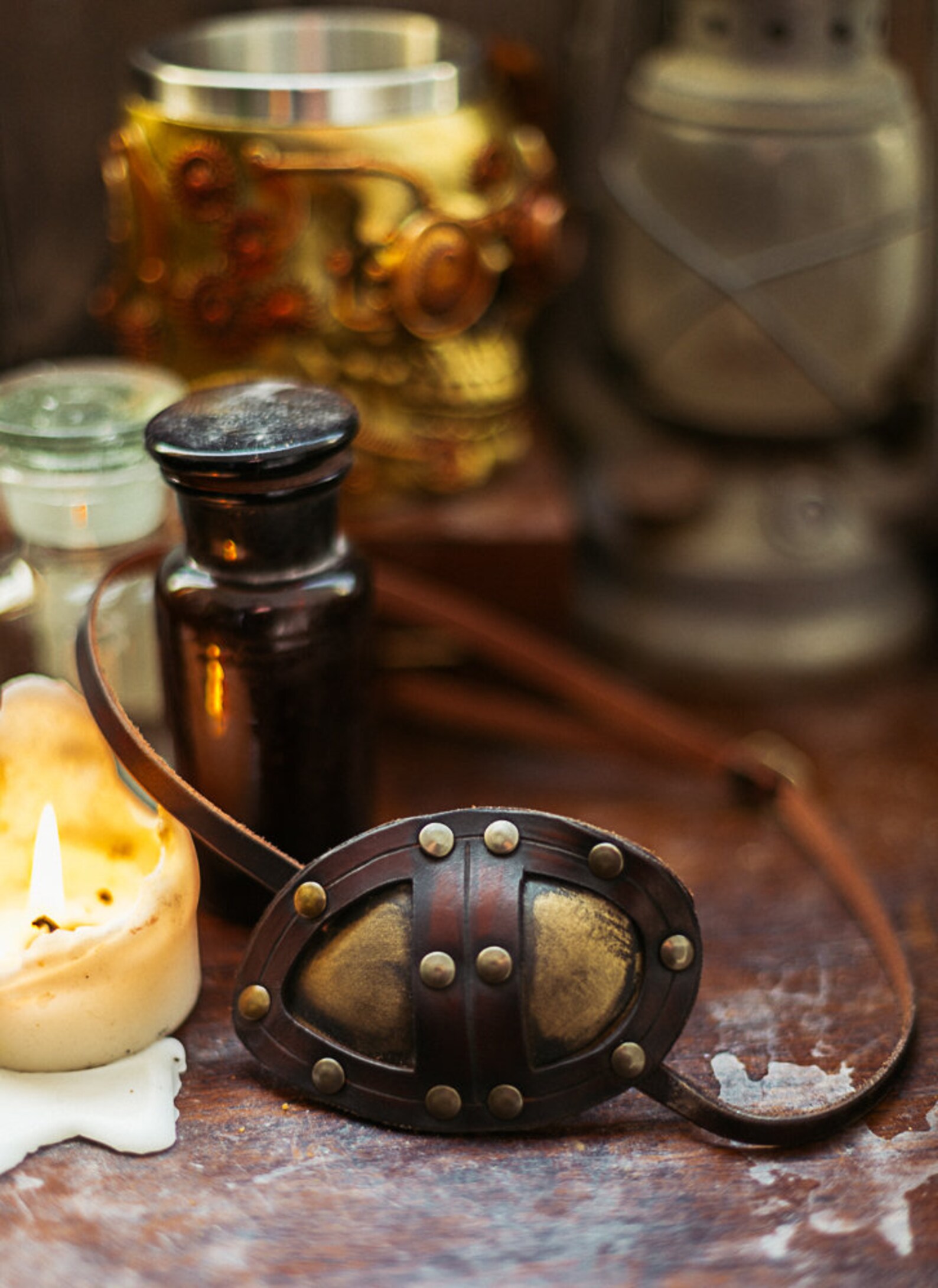 Leather Eye Patch, Steampunk Eyepatch, Man Eye Patch, Woman Eye Patch ...