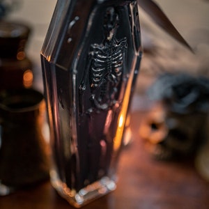 Coffin Reed Diffuser Home Decor Halloween Aroma Skull Glass Bottle ...