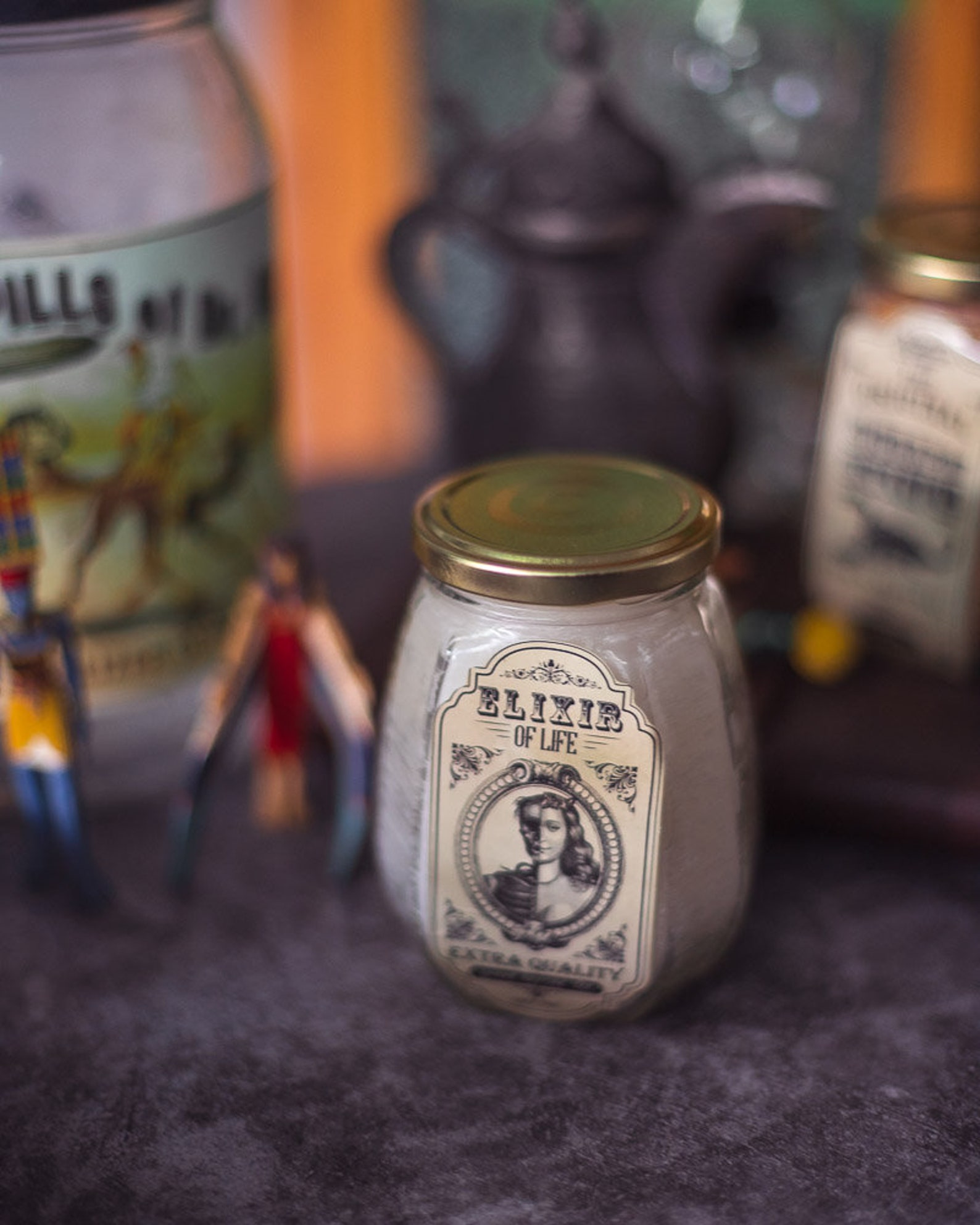 Elixir of Life Potion Candle Apothecary Witch Gothic Black - Etsy