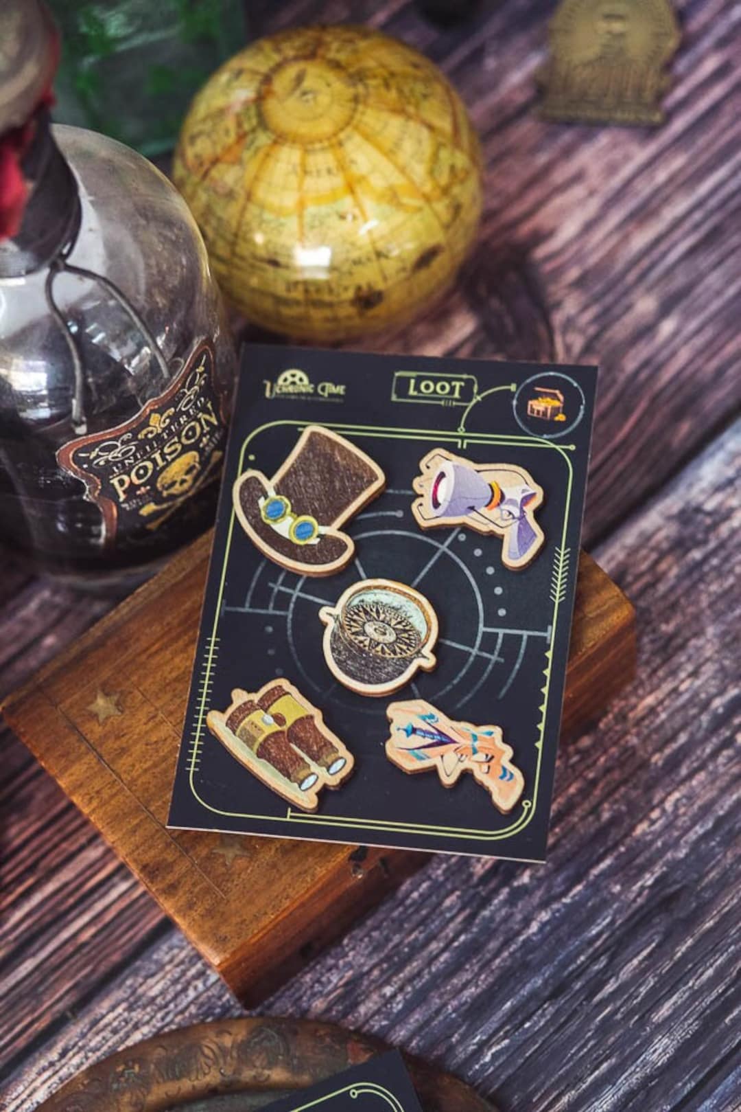 Artificer Pin Collection En Madera - Steampunk Character Dnd RPG Final ...