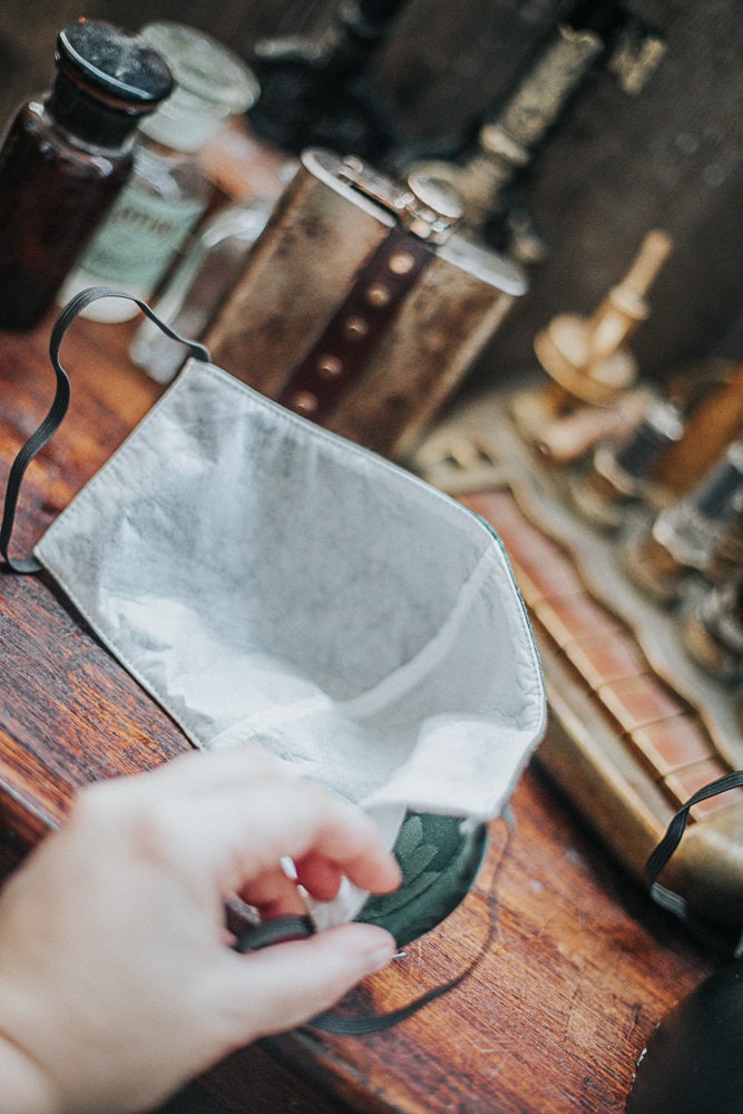 Face Mask Two Layers Unwoven Fabric With Pocket for Filter | Etsy