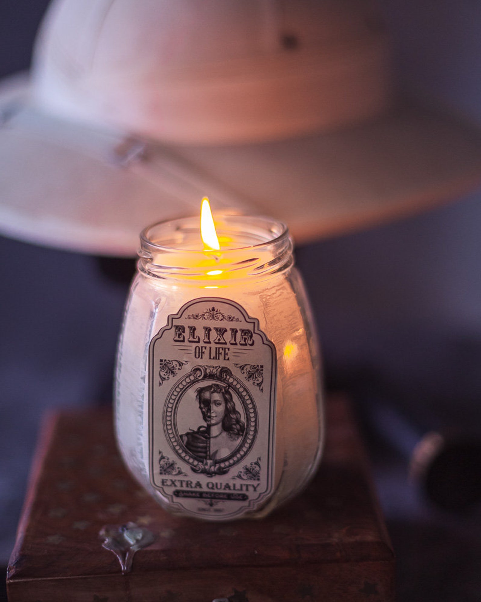 Elixir of Life Potion Candle Apothecary Witch Gothic Black - Etsy