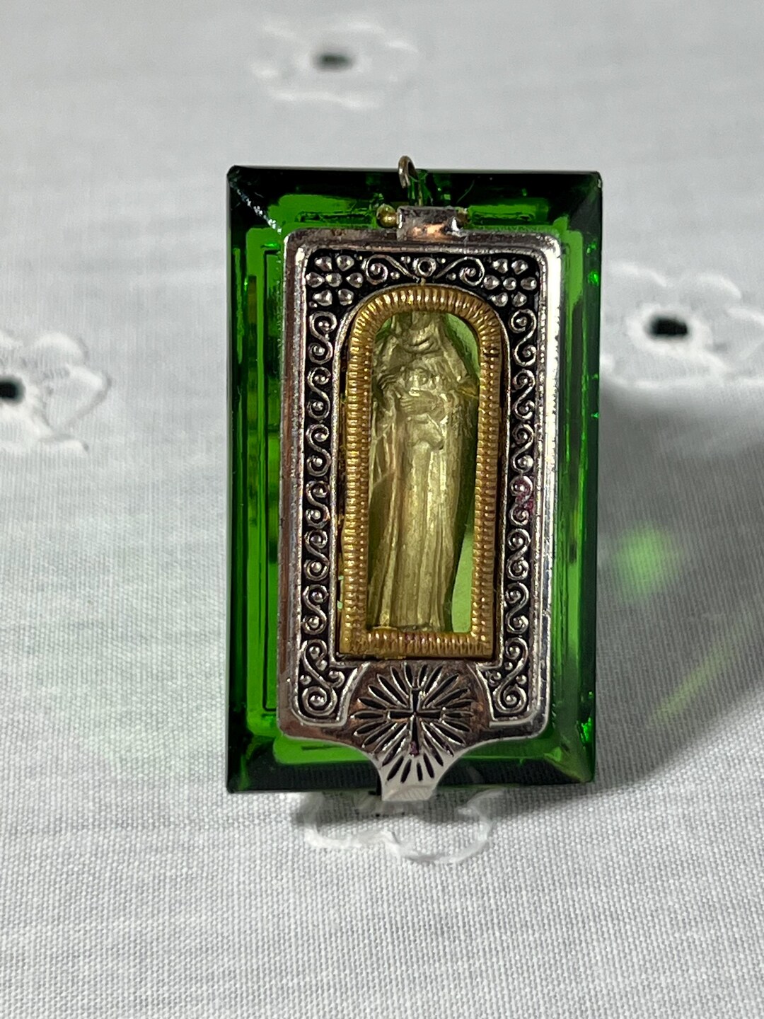 Miniature Porta Shrine Saint, Pocket Religious Travelers Protection ...