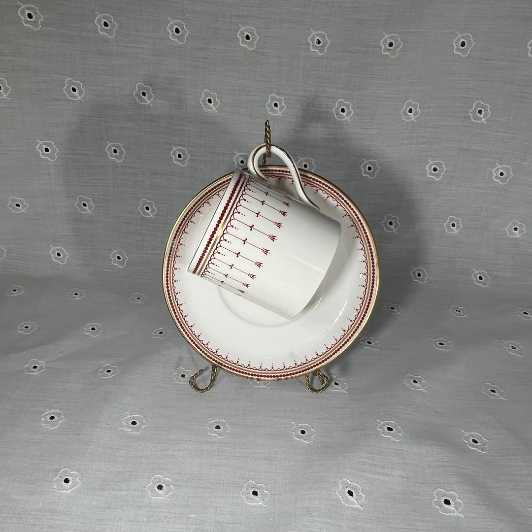 Vintage Spode Kensington Demitasse Teacup and Saucer Set, Reproduction ...