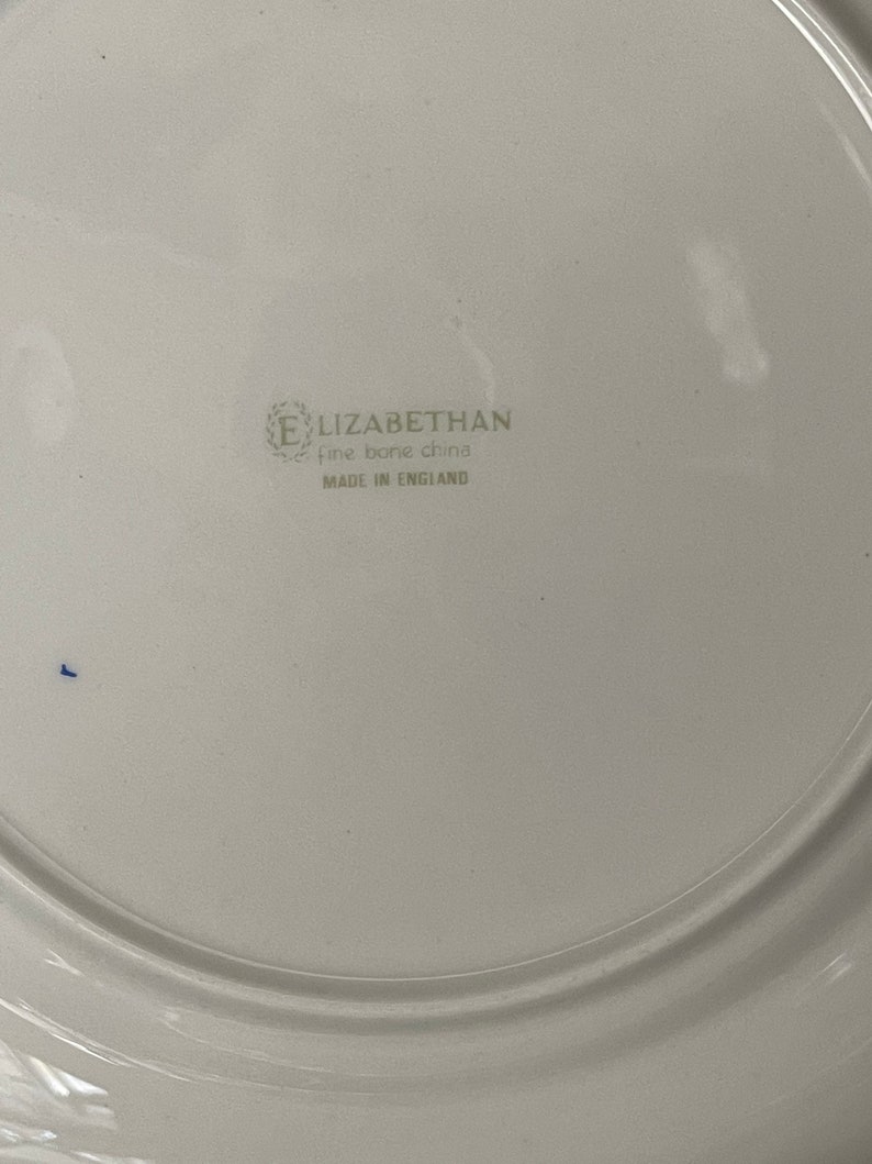 Elizabethan Fine China Plates, Pansies *rare Pattern* - Etsy