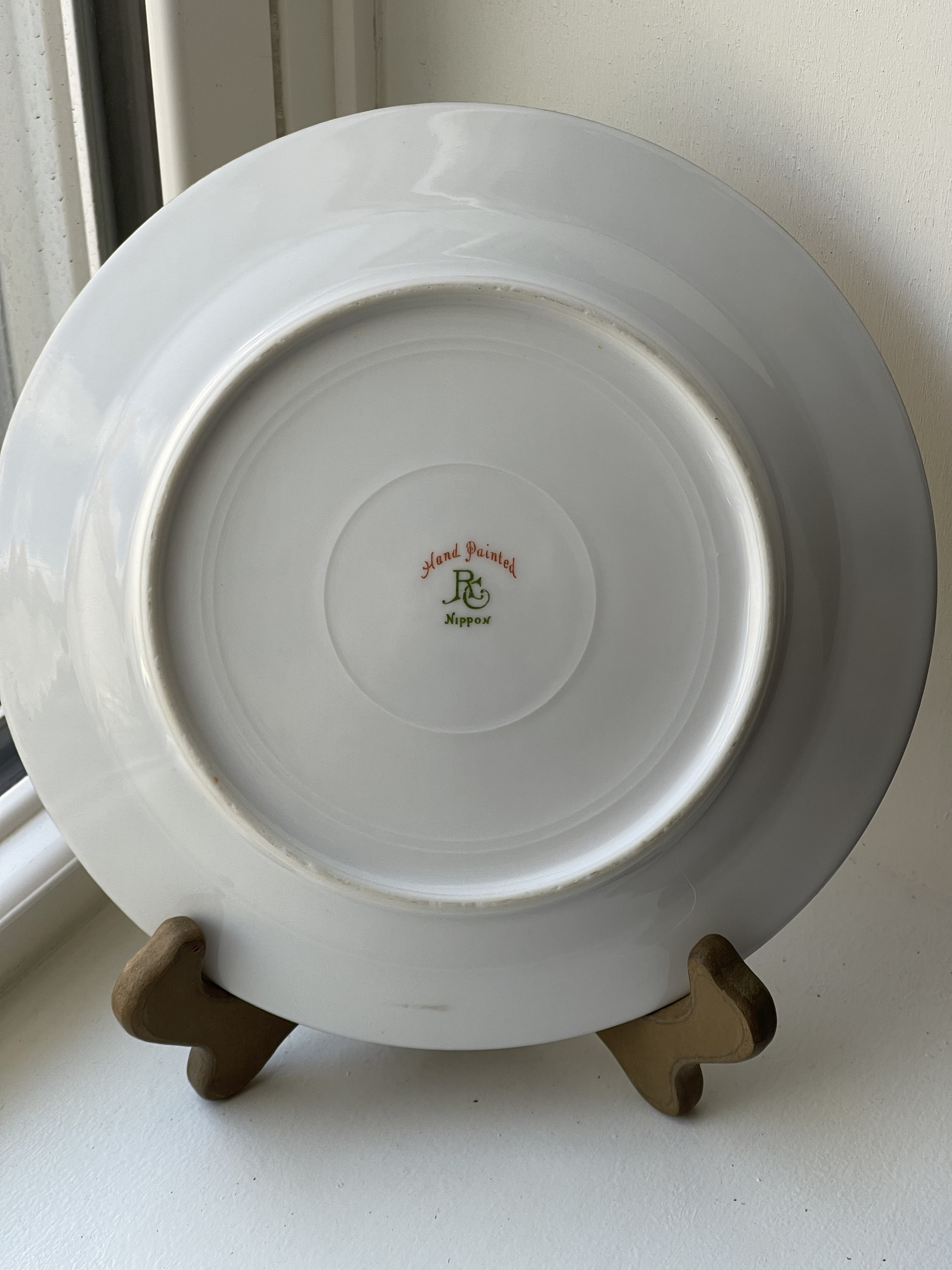 Antique Nippon - Pre-1921 - RC China Hand Painted - Gold Border Dessert ...