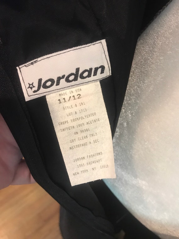 Classy Jordan Black White Formal Dress - Size 11/12 m… - Gem