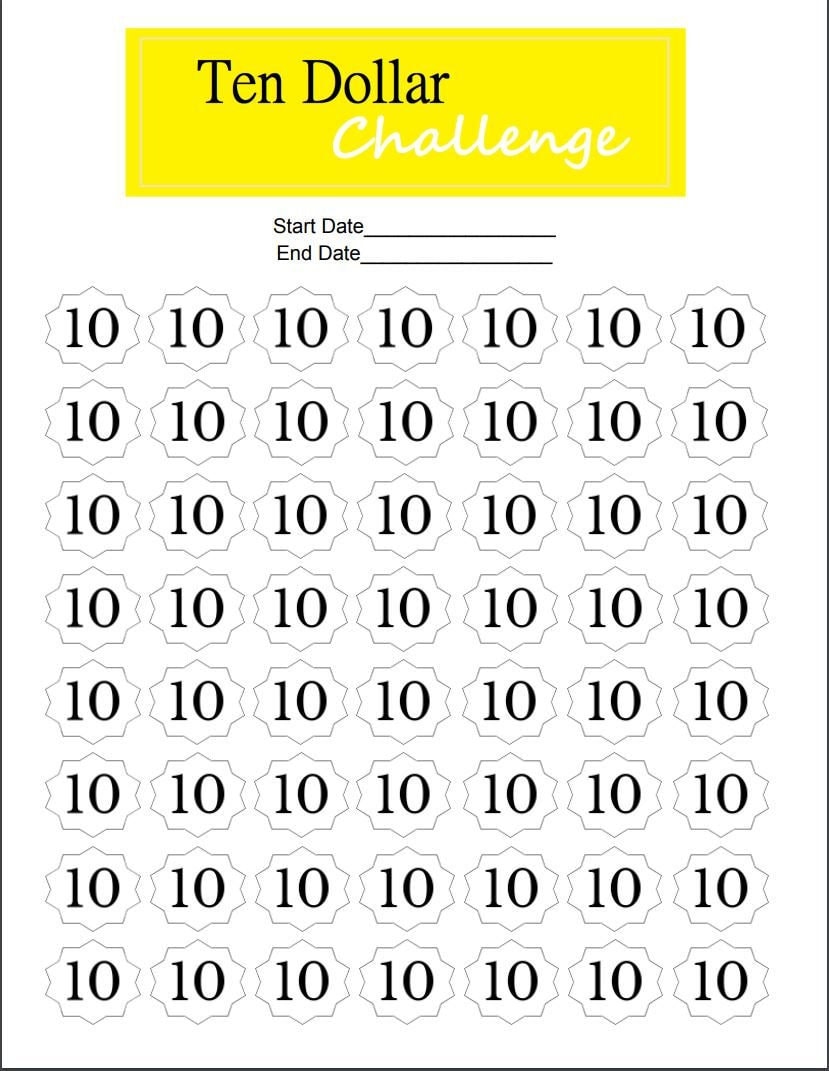 Ten Dollar Challenge - Etsy