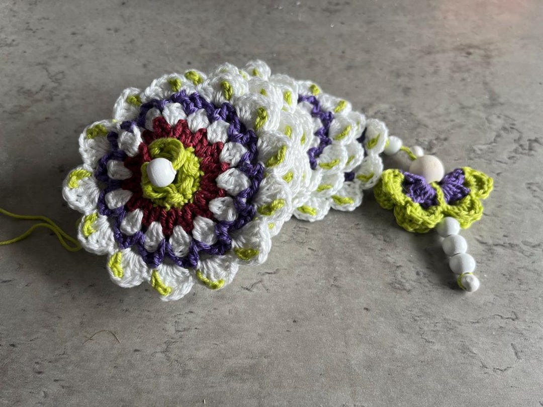 Crochet Pattern Windspinner Passion Flower - Pdf - Video - Tutorial ...