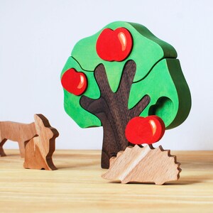 Wooden Apple Tree Puzzle - Etsy
