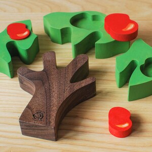 Wooden Apple Tree Puzzle - Etsy