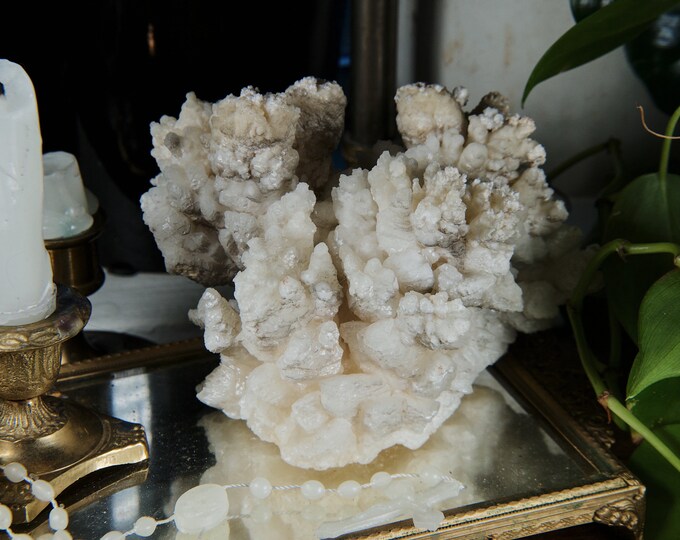 Huge Stalagmite Mineral Crystal Cluster | Stalagmite Geode | Raw ...