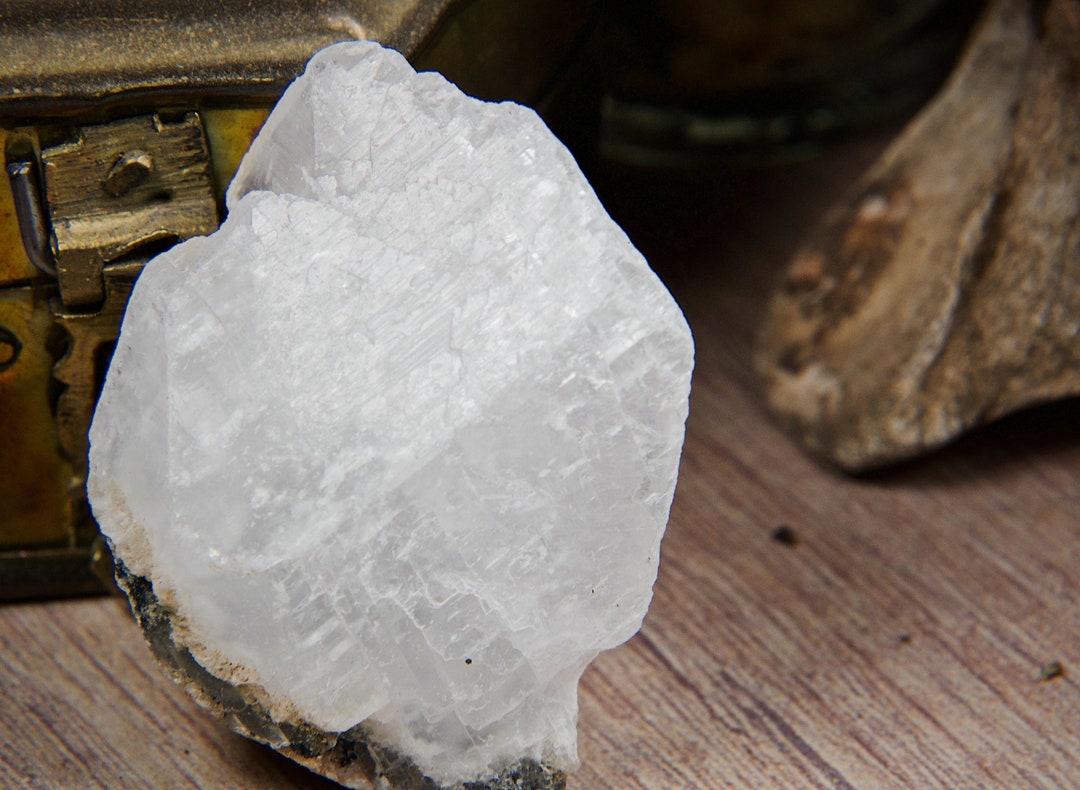 Small Bladed Calcite Cluster | UV Reactive Calcite Blades | Raw Natural ...
