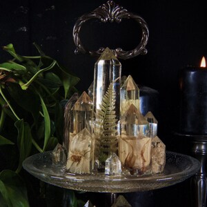 Two Tier Crystal Jewelry Stand Antique Crystal Tier Vanity Tray Crystal ...