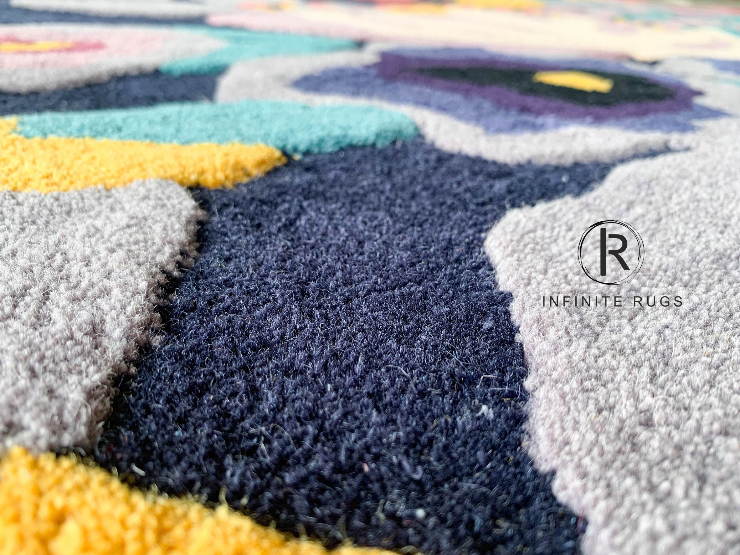 New Authentic Floral Area Rug 100% Woolen Carpet With High Low - Etsy