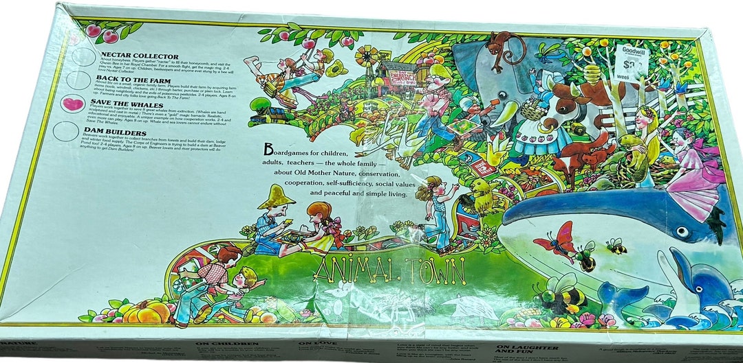 Vintage Save the Whales Board Game Complete - Etsy