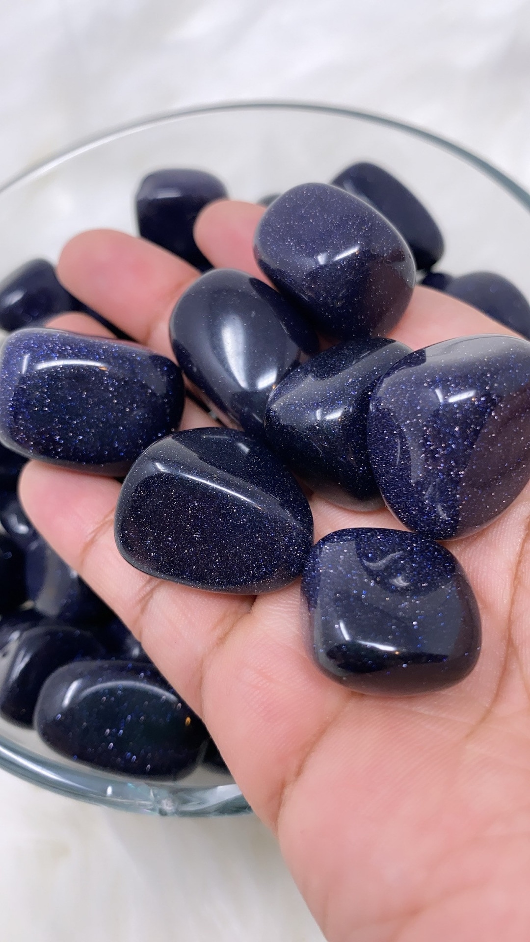 Blue Sandstone Tumbled Stone - Etsy