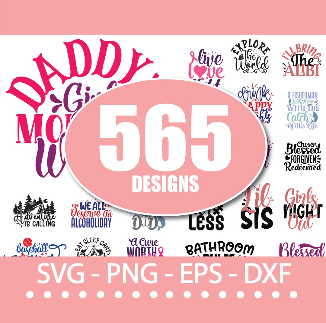 Huge Fun SVG Bundle, Instant Download, Variety Bundle, Cut Files for ...