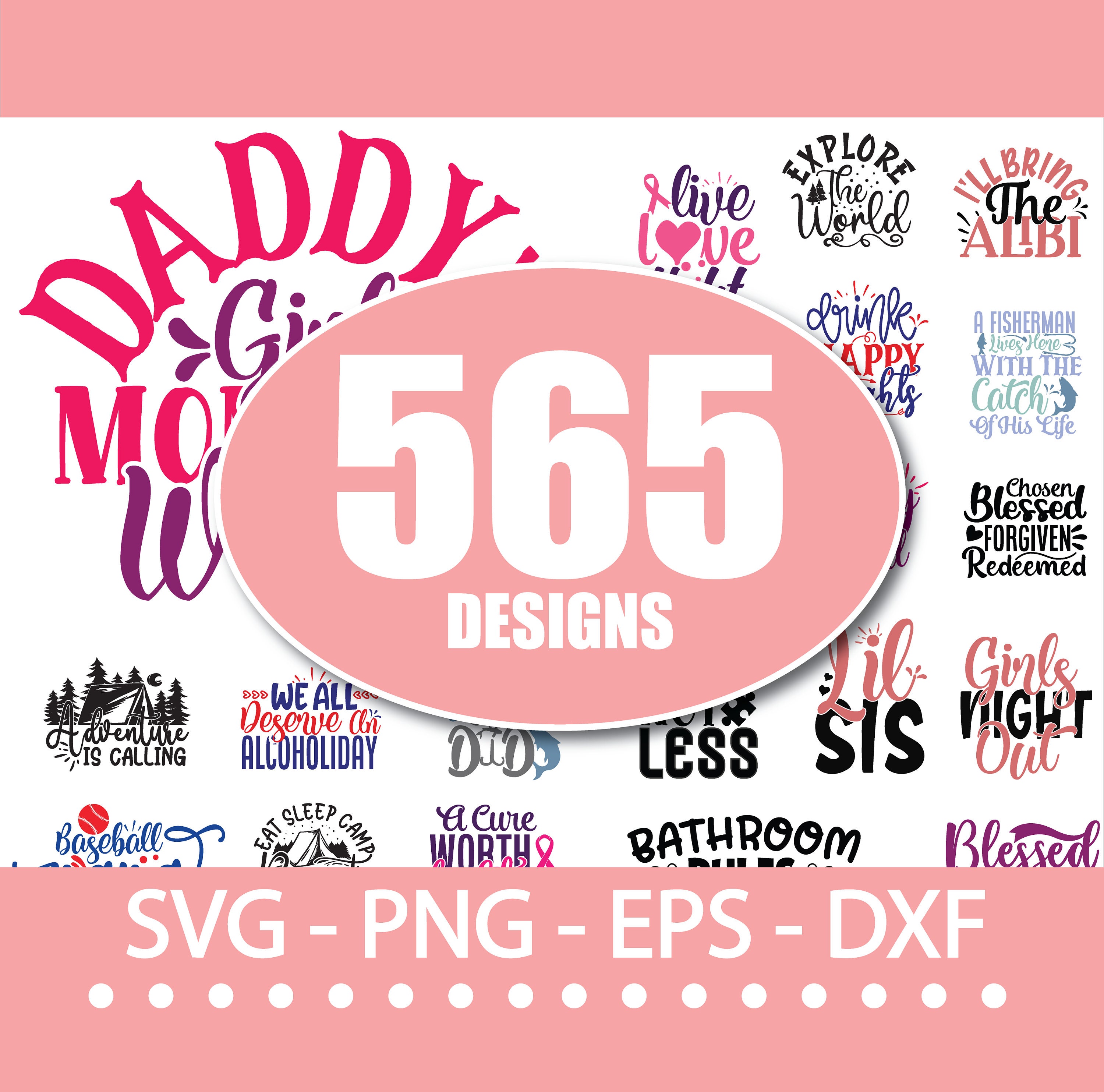 Huge Fun SVG Bundle, Instant Download, Variety Bundle, Cut Files for ...