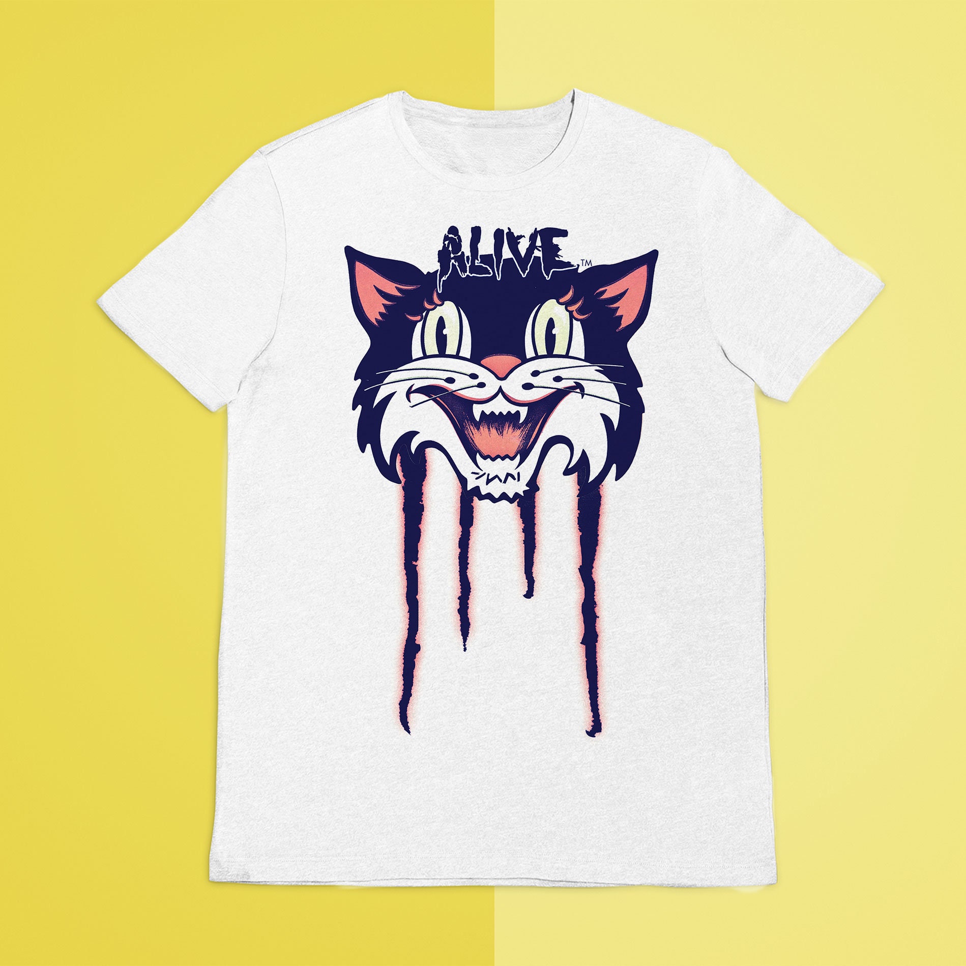 Cat Scratch T-shirt Halloween T-shirt Halloween Tee Tshirt - Etsy