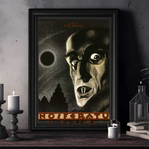 Vintage Nosferatu Movie Poster - Etsy