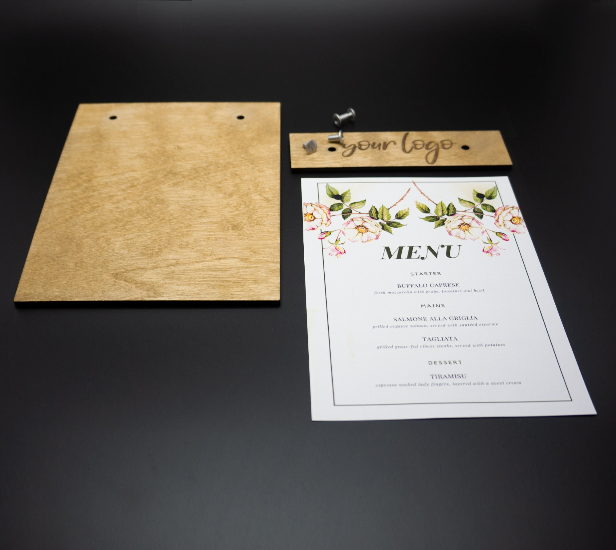 Custom Wood Menu Wooden Board Menu Table Menu Sign - Etsy