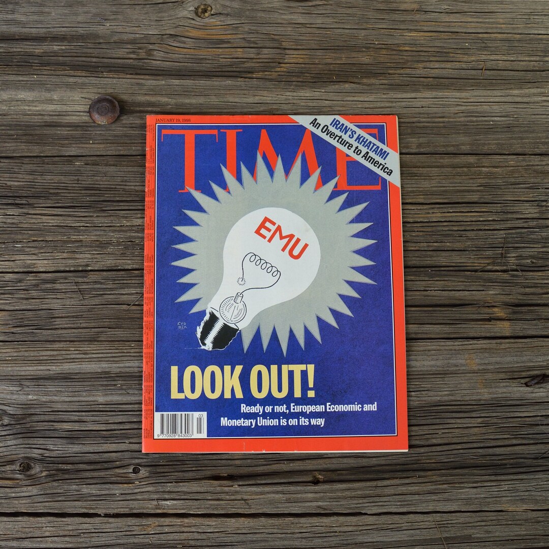 Time Magazine Issue From January 19, 1998 / Vintage Weekly Magazine ...