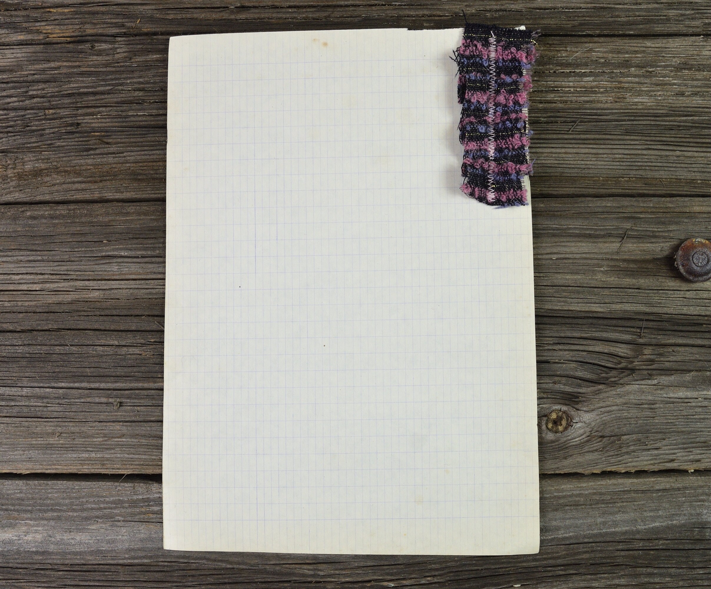 5 Paper Sheets With Fabric Ruffles and Embellishments, Pages With ...