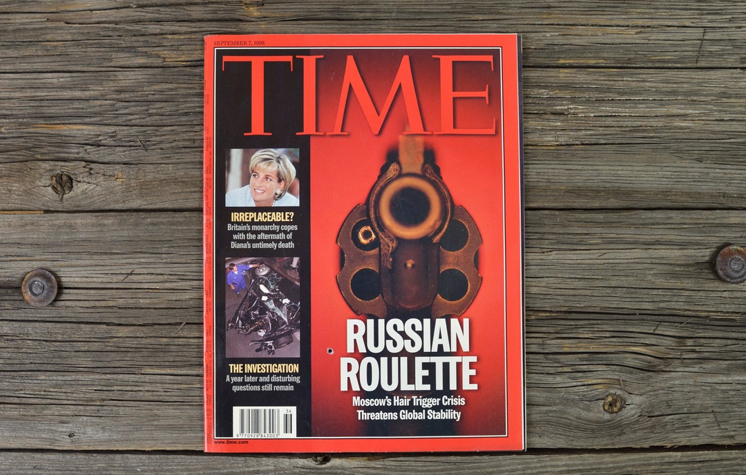 Time Magazine Issue From September 7, 1998/ Vintage Weekly Magazine ...