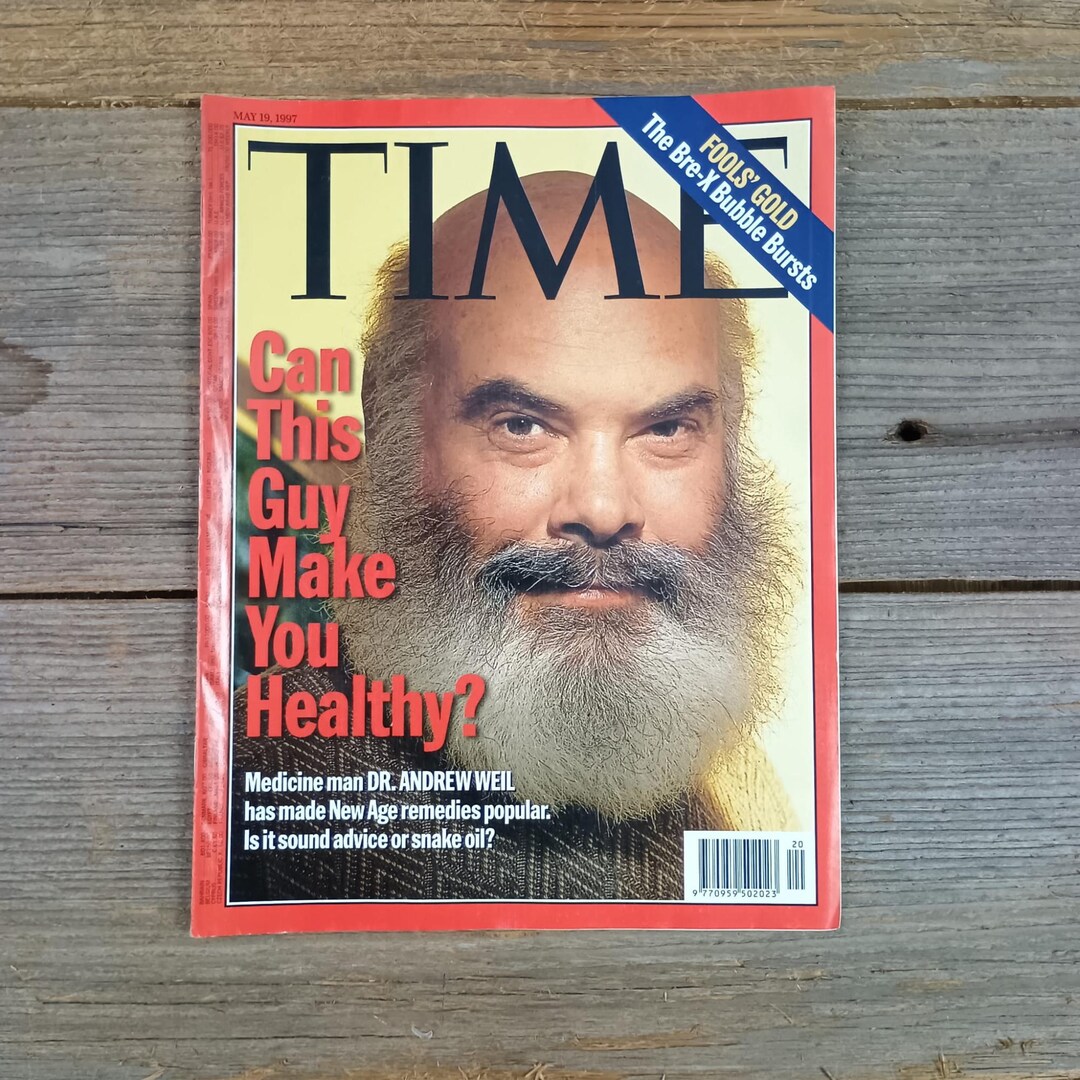 Vintage Time Magazine - March 19, 1997 - Dr Andrew Weil - Birthday Gift ...