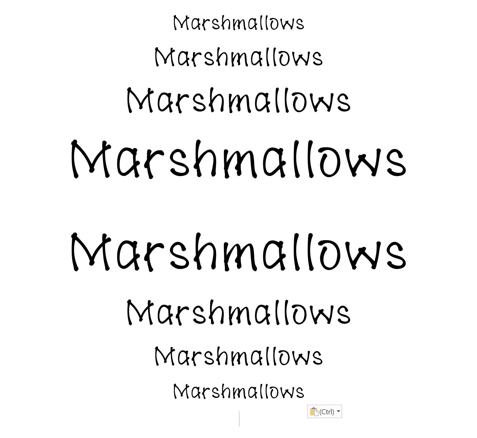 Marshmallow Font - Etsy