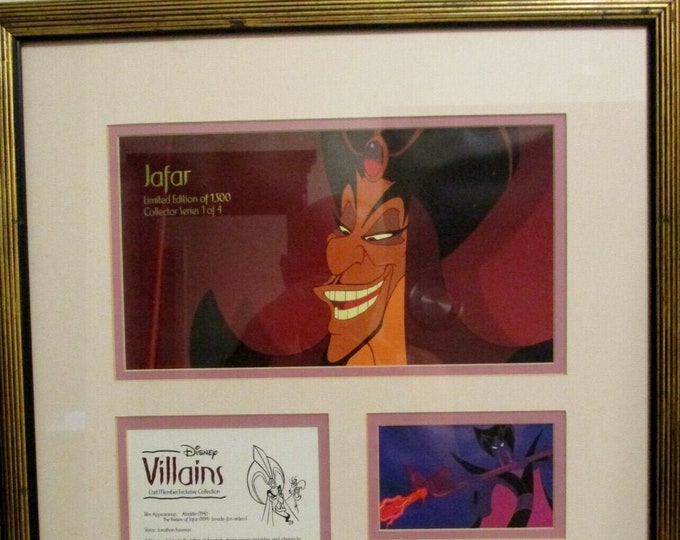 Walt Disney's Villains Series JAFAR Cast Member Exclusive Lithograph - Etsy