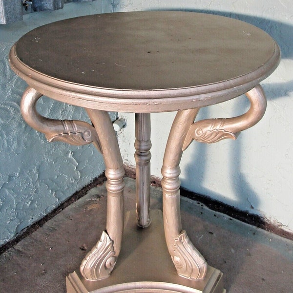 Painted Round Table - Etsy