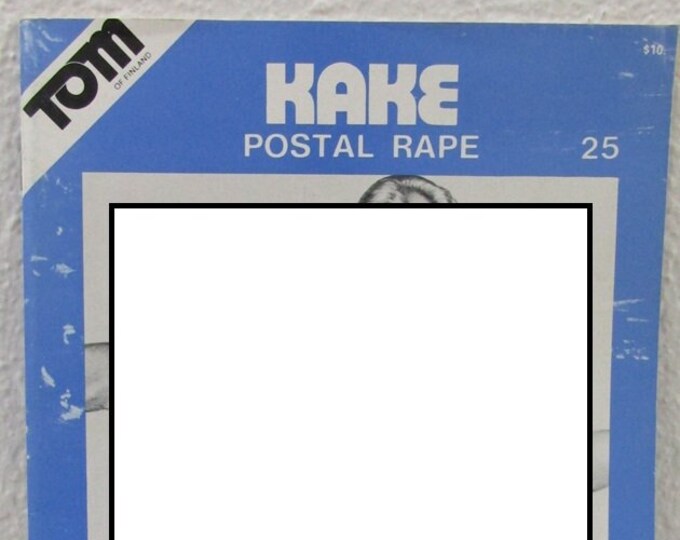 Original Rare Vintage Photo Magazine Tom of Finland KAKE 25 Postal Rape ...