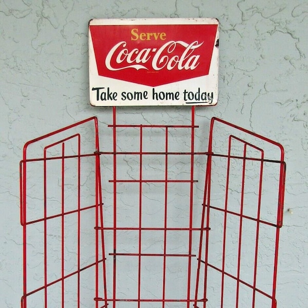 Coca Cola Display Rack - Etsy