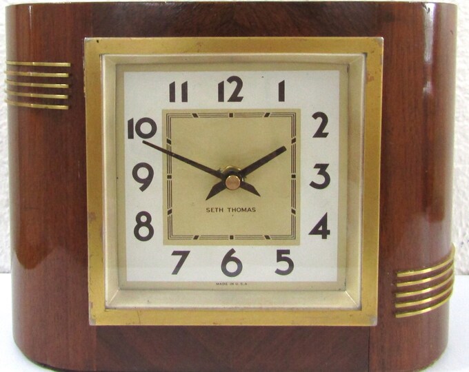 Rare Art Deco Seth Thomas No. 5E Console Mantle Clock - Etsy