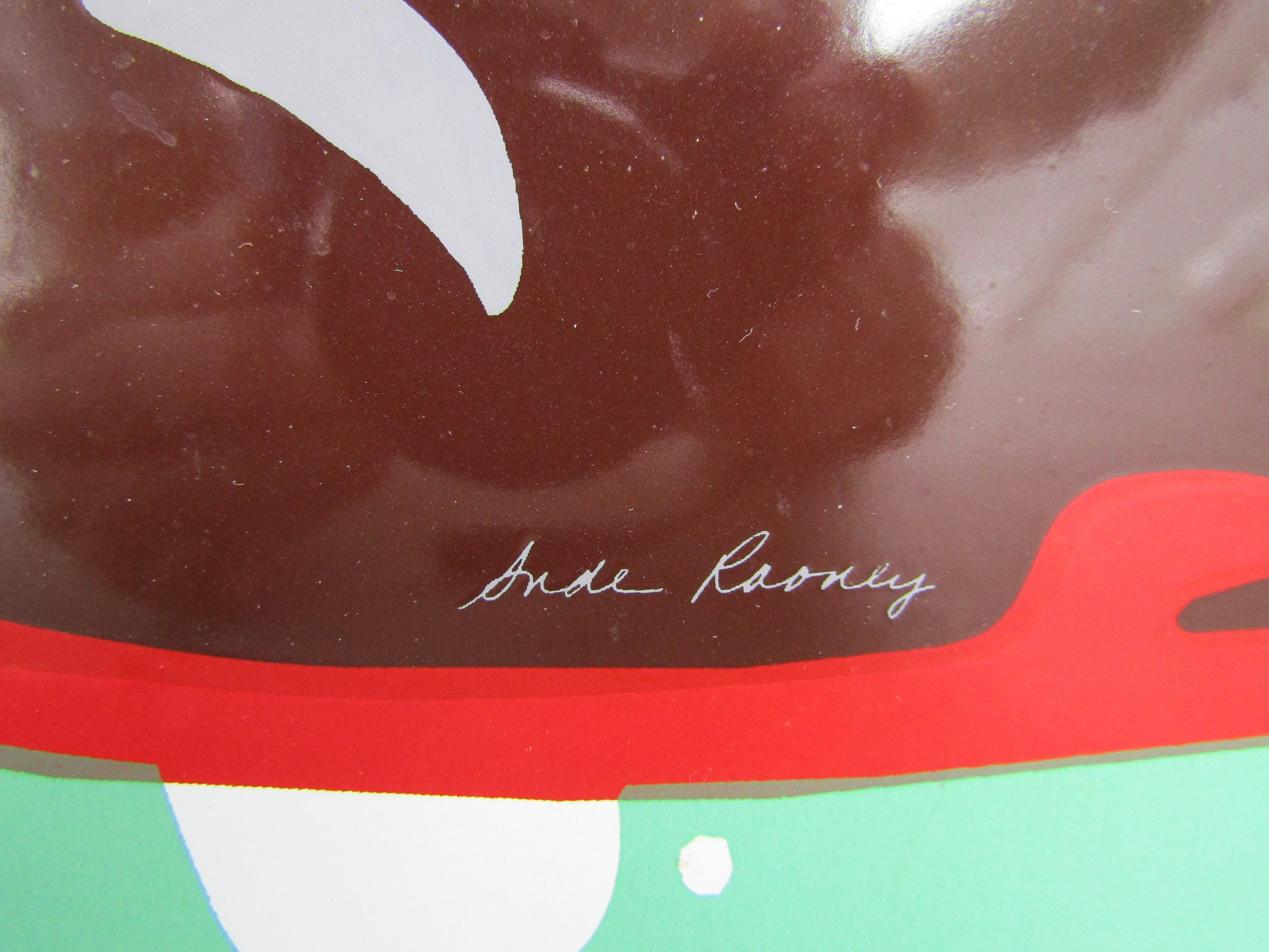 Rare Mint Signed Ande Rooney Metal Coke Bottle 44" Tall Numbered 413/ ...